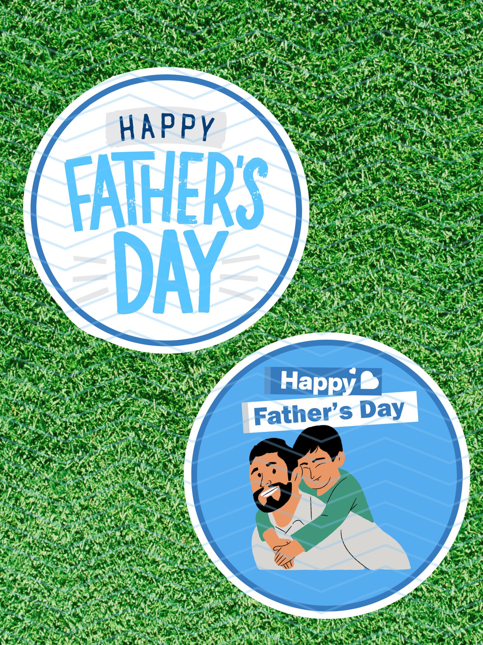 Father's Day Mini Cake Toppers PNG - Etsy