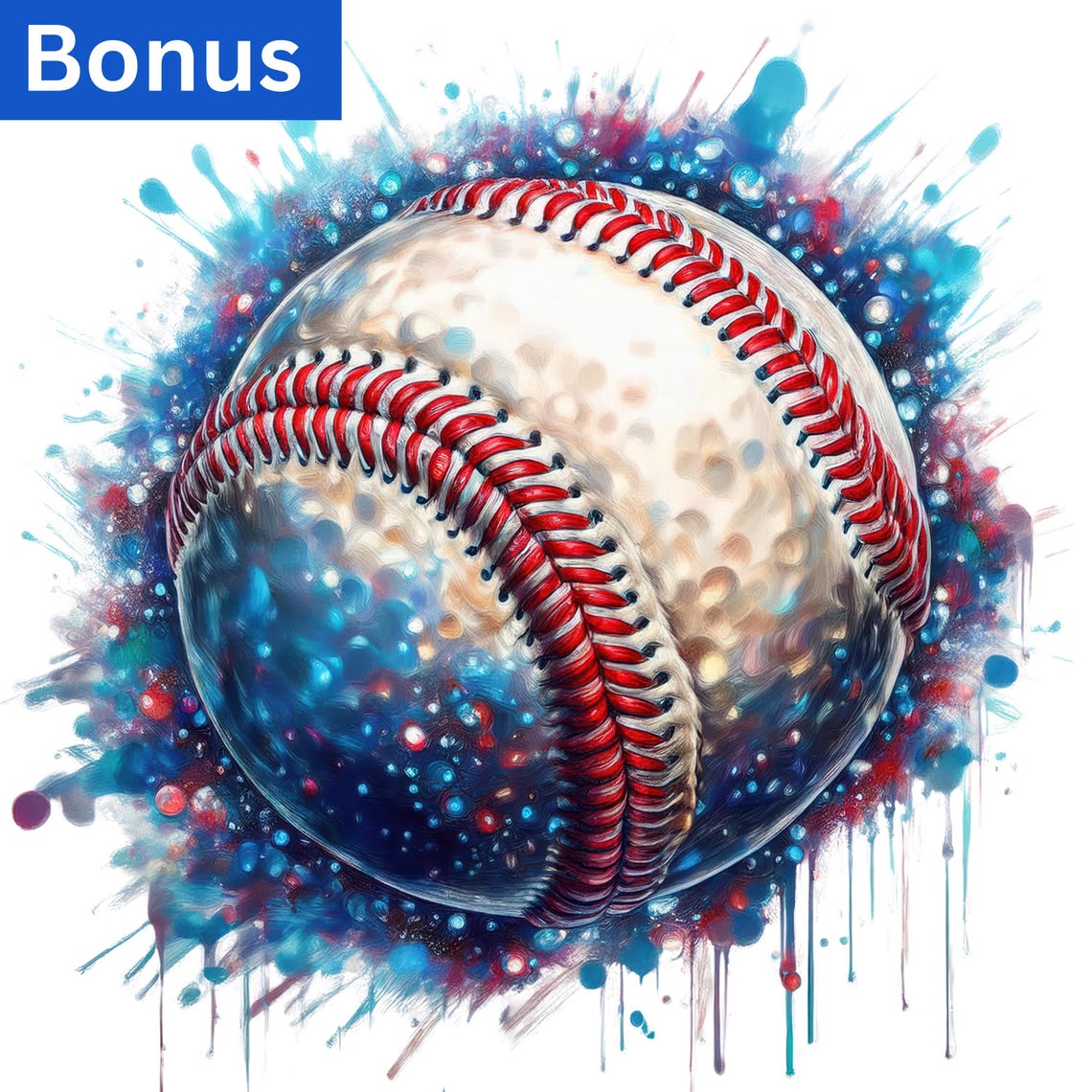 Sequin Baseball PNG Sublimation Bundle, Glitter Baseball Clipart Set ...
