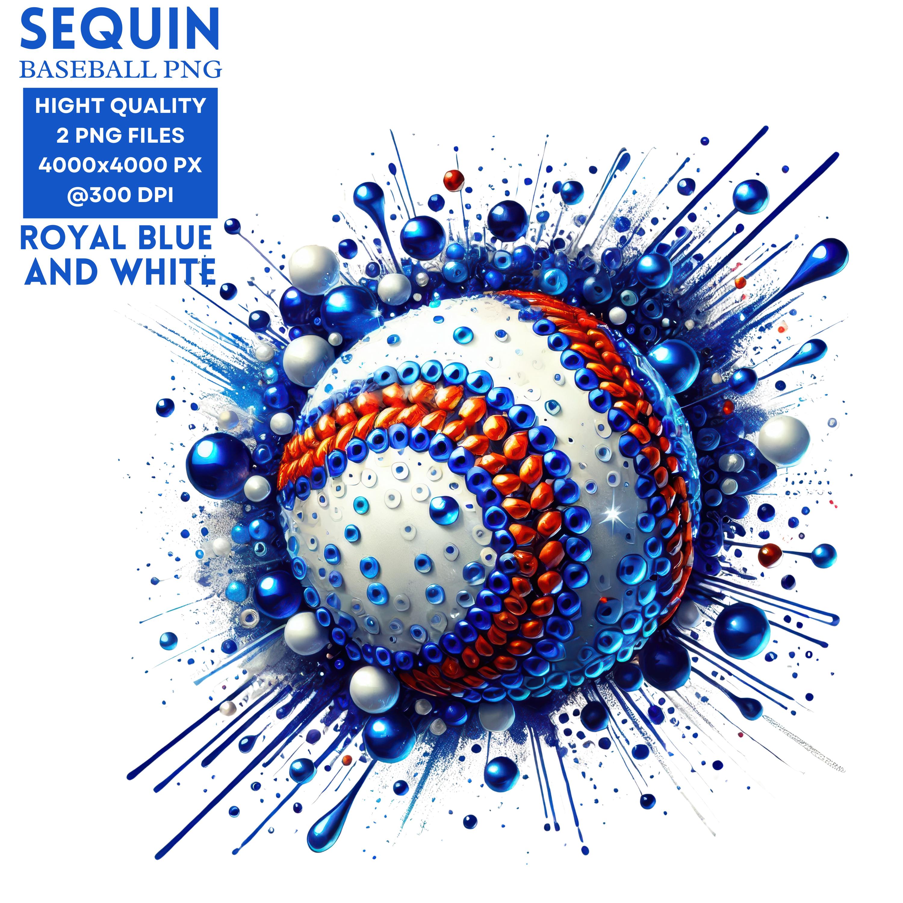 Sequin Baseball PNG Sublimation Bundle, Glitter Baseball Clipart Set ...
