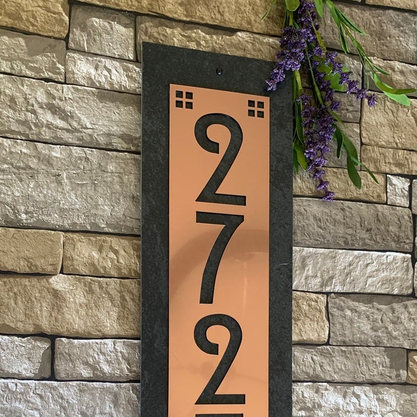 Craftsman Style House Numbers - Etsy