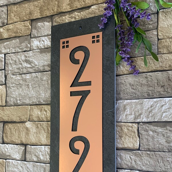 Craftsman House Numbers - Etsy
