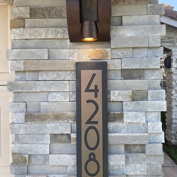 House Numbers Vertical - Etsy