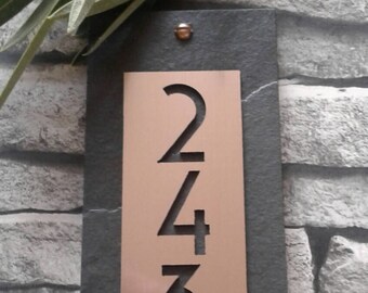 Craftsman House Numbers | Etsy