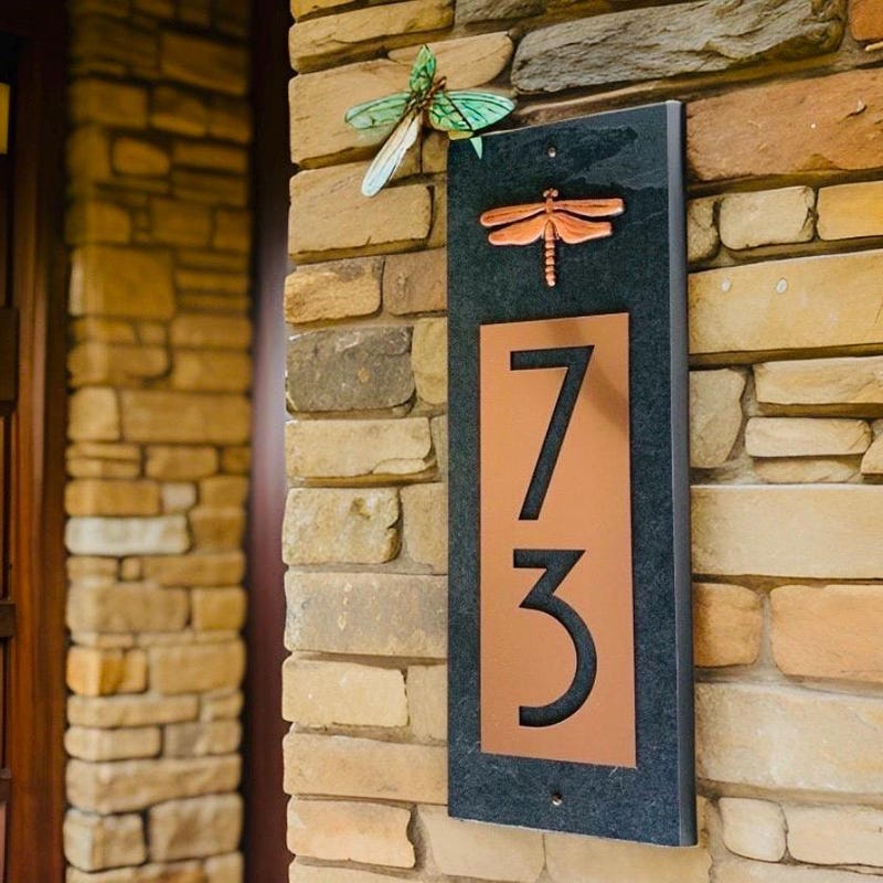 Custom House Numbers - Etsy
