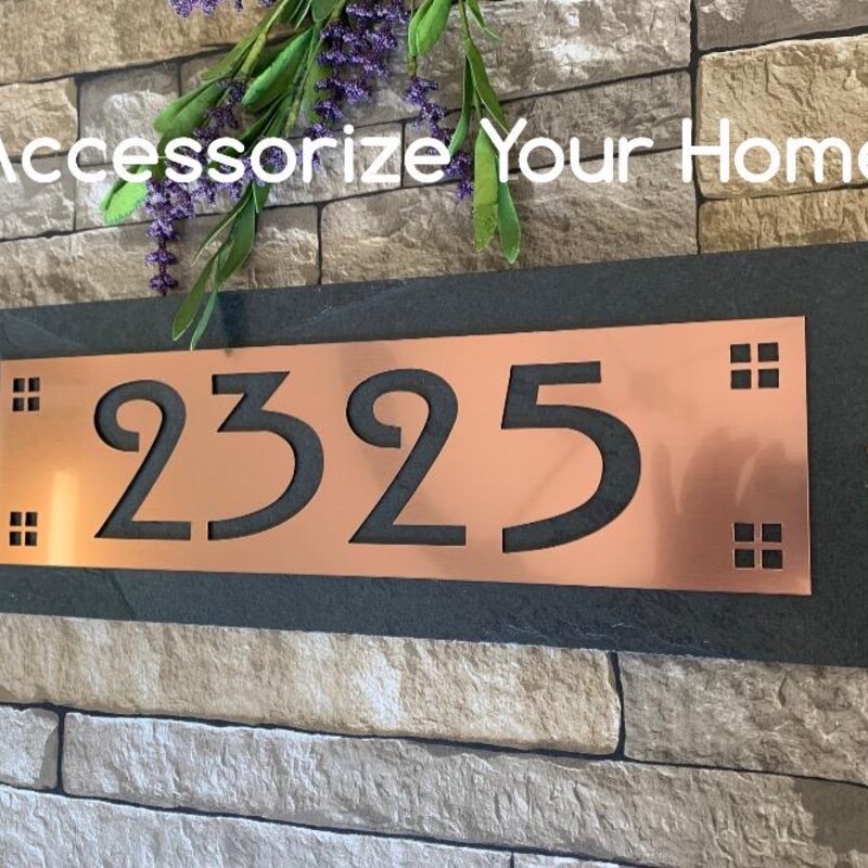 Craftsman House Numbers - Etsy
