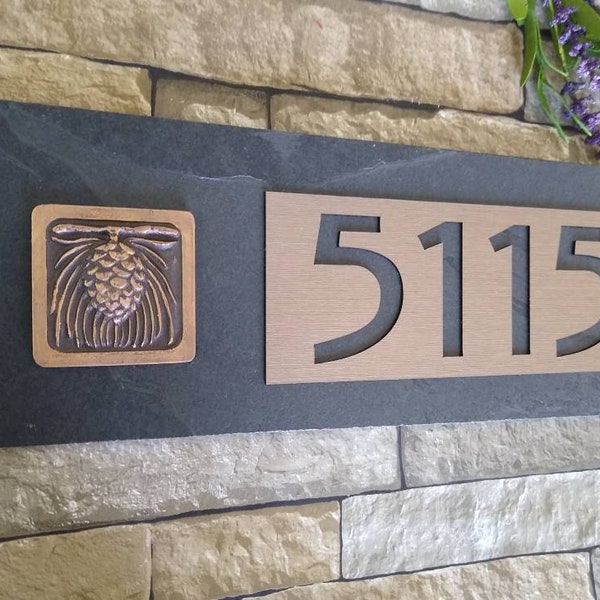 Craftsman House Numbers - Etsy