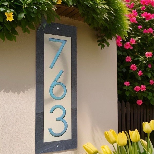 Vertical House Numbers - Etsy