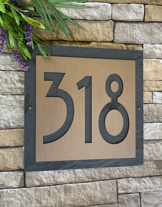 Large Craftsman Style House Numbers Nail Your Curb Appeal: Craftsman