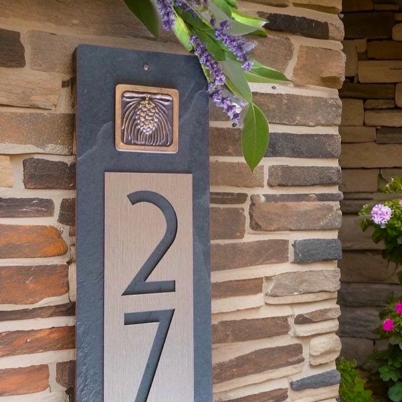 Rustic House Numbers - Etsy