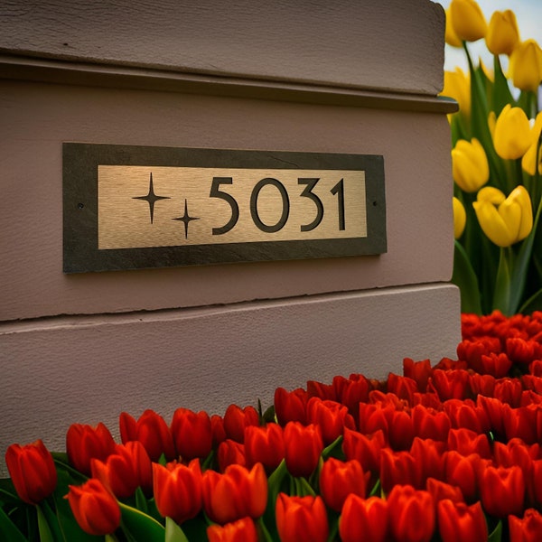 Atomic House Sign - Etsy