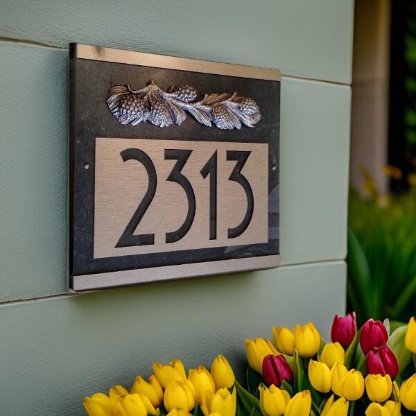 Rustic House Numbers - Etsy