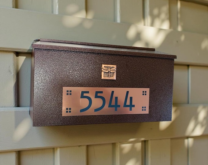 MCM, 1950's, Wall Mounting, Postal Box, Vintage Metal Mail Box, Storage ...