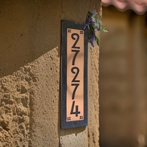 Craftsman Bungalow, House Numbers, Hill House Mission Style Address ...
