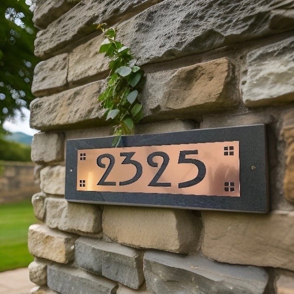 Craftsman Style Numbers - Etsy