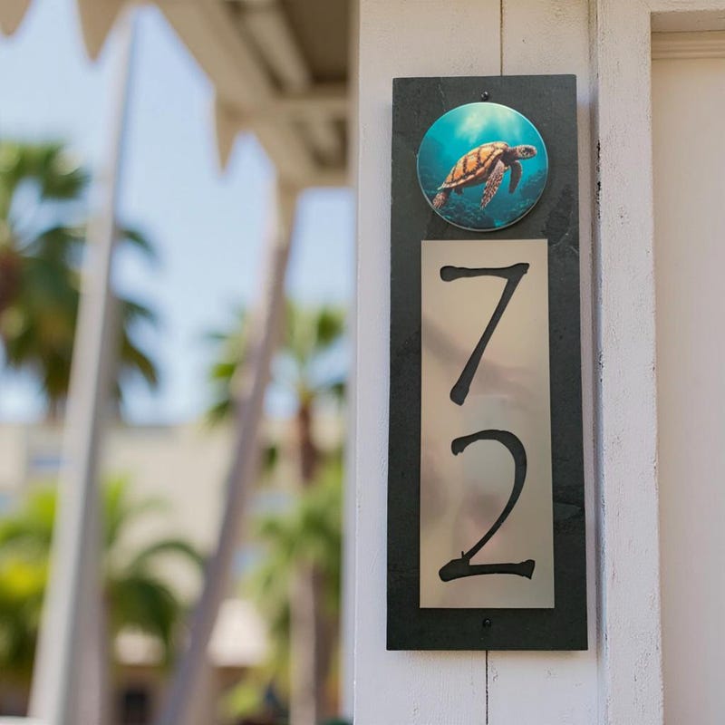 Slate Beach House Sign - Etsy