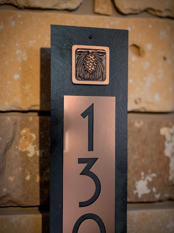 Craftsman Style House Numbers Placement