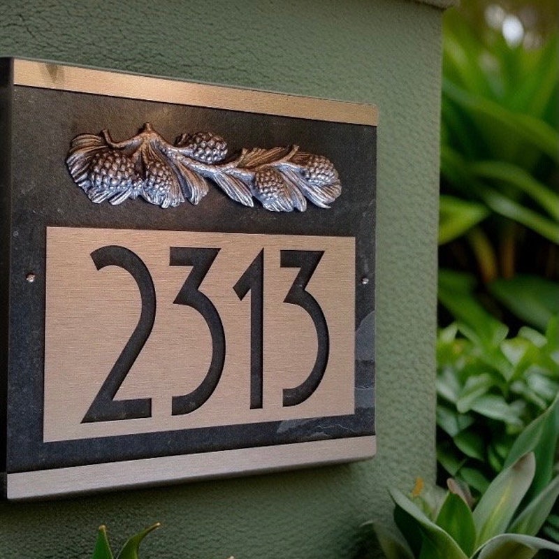 Rustic House Numbers - Etsy