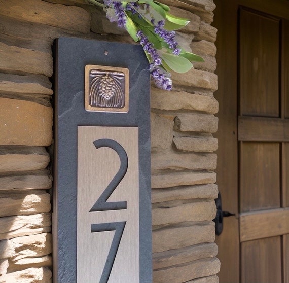 Rustic House Numbers Designs