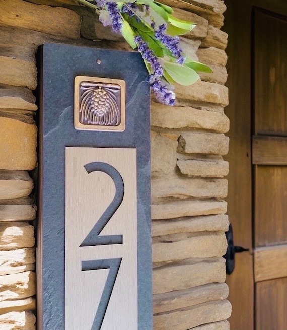 Craftsman Style Address Numbers