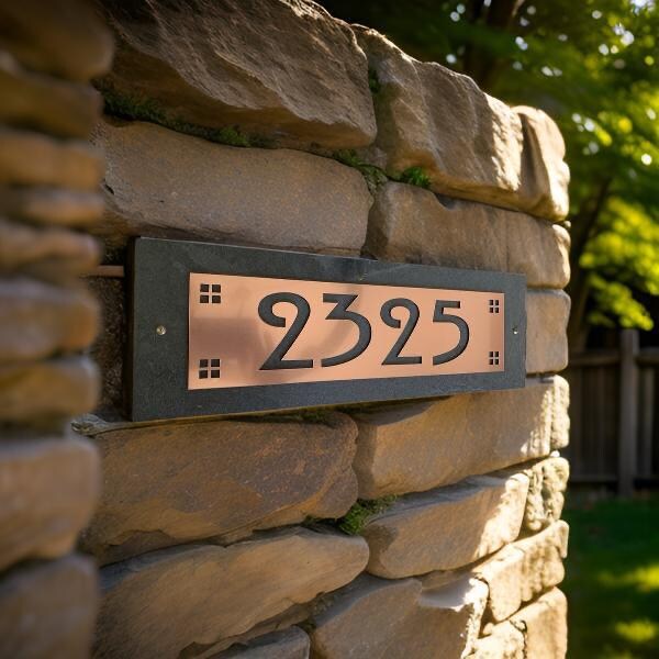 Craftsman Address Plaque - Etsy