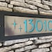 Mid Century Modern HOUSE NUMBERS Atomic Star Address Plaque - Etsy