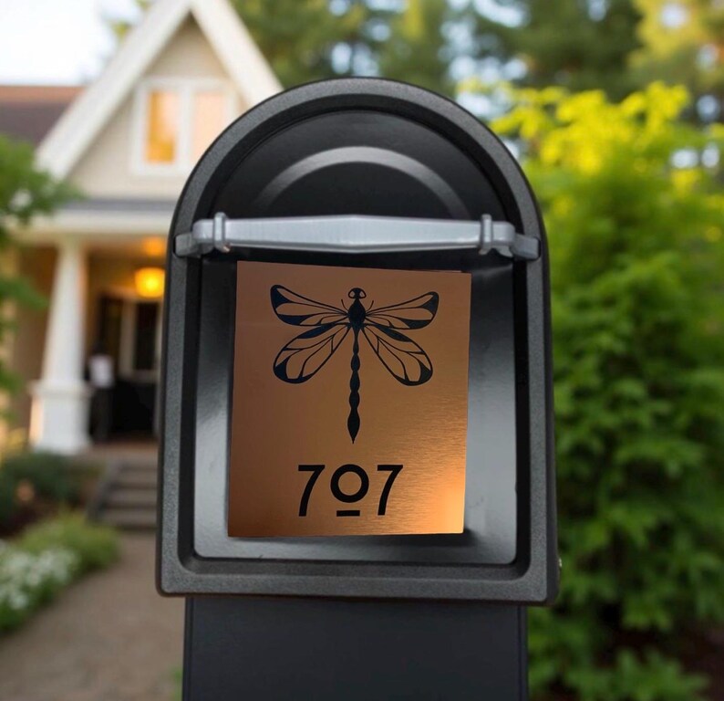 Craftsman Bungalow Mission Style Mailbox Home Address Kit, Jewelry for ...