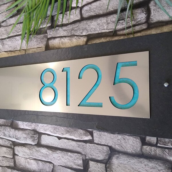 Mid Century Modern House Numbers - Etsy