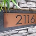 Condo Unit Numbers, Slate Apartment Address Numbers, Modern Home ...