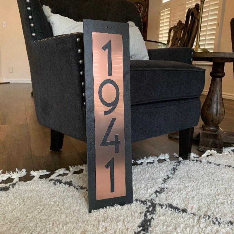 Copper House Numbers - Etsy