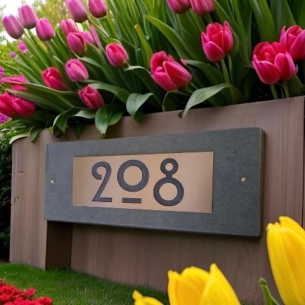 Craftsman House Numbers - Etsy