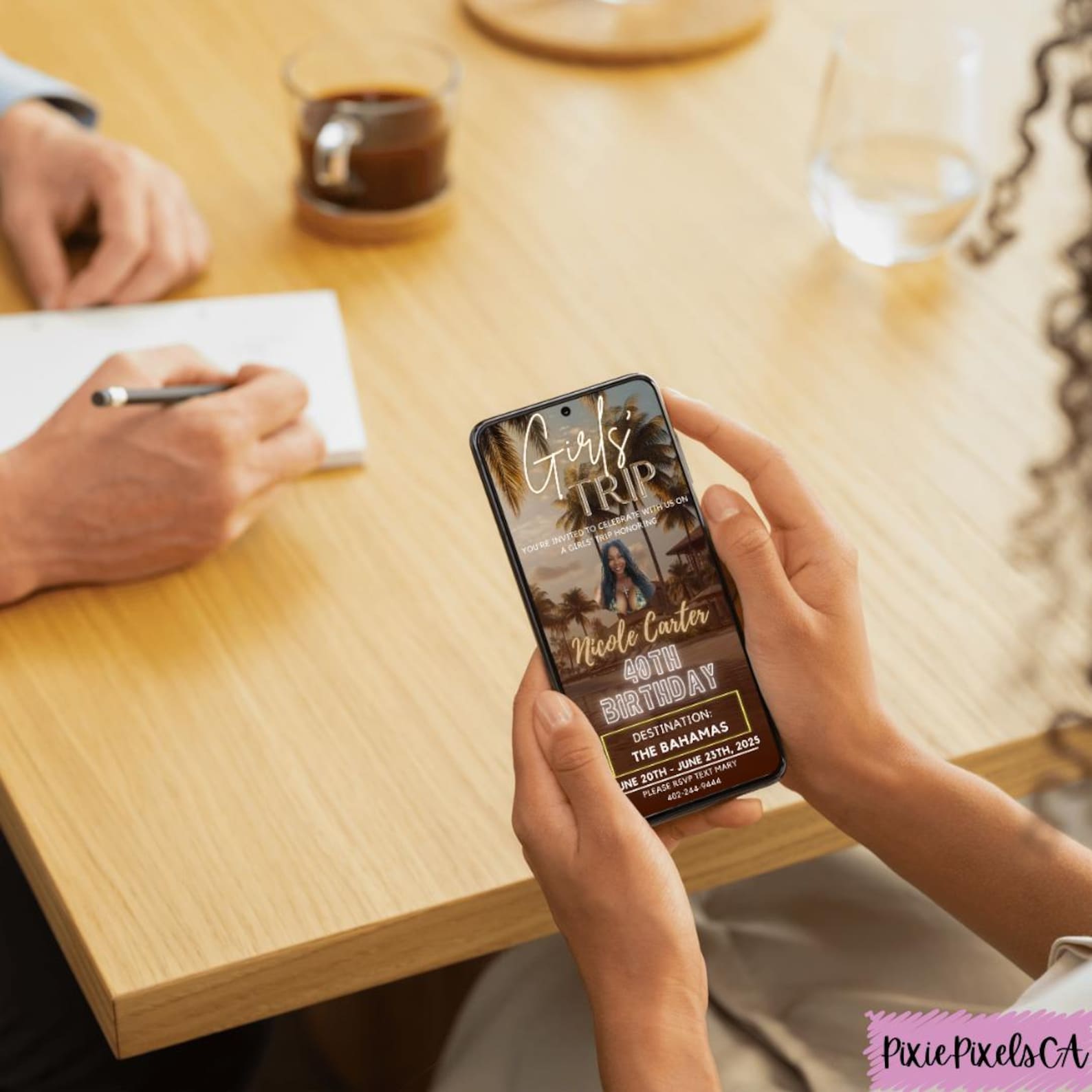 Girls Trip Animated Itinerary: Editable Canva Template (digital ...