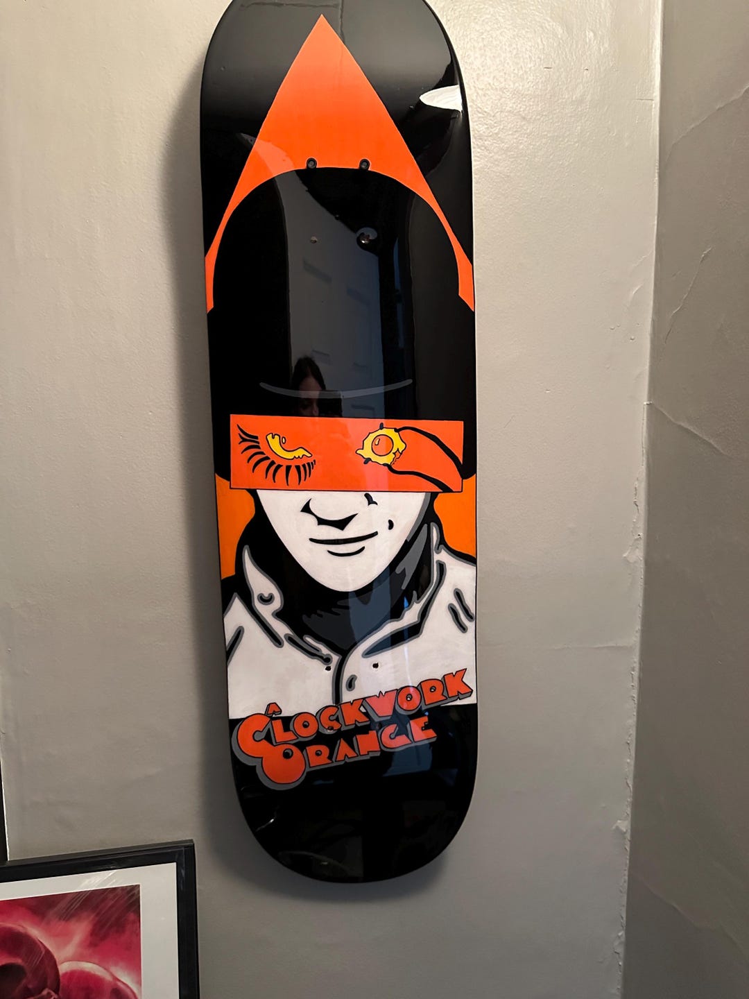 A Clockwork Orange Skateboard Deck W/ Wall Hanger hand Painted and ...