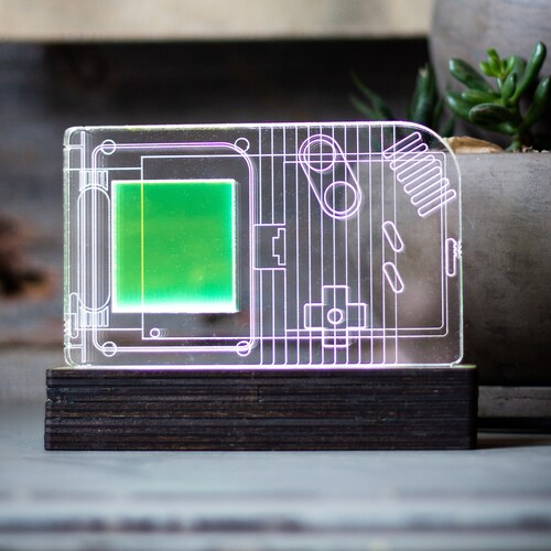 Nintendo Game Boy Light Bright LED Lamp Colored Screen | Etsy