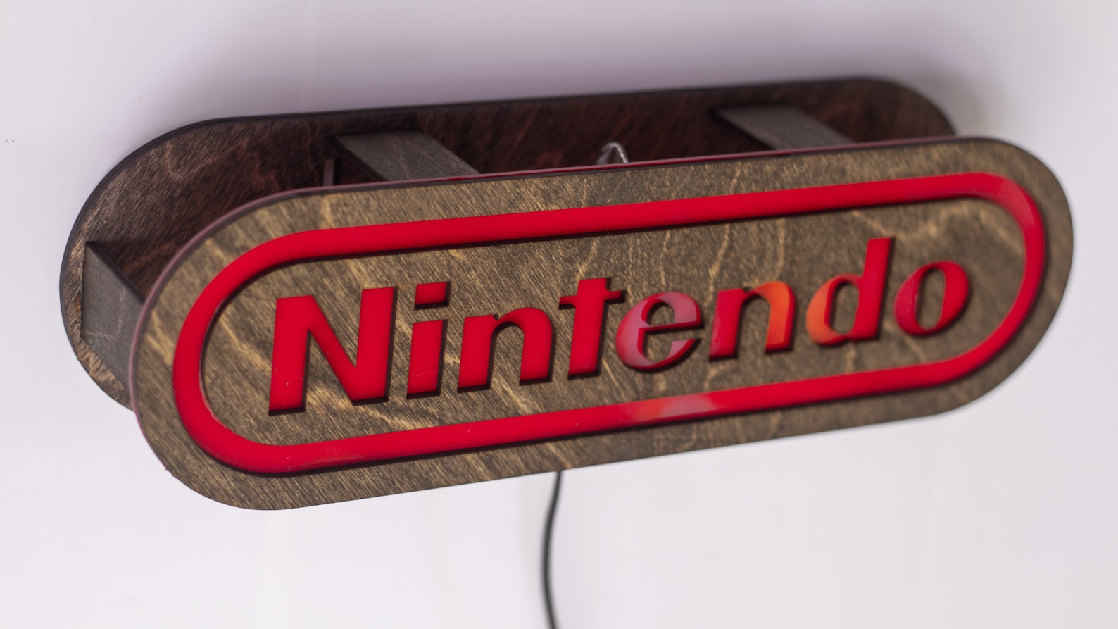 Nintendo Lamp End Table or Wall Mounted Beautiful Vibrant Acrylic and ...