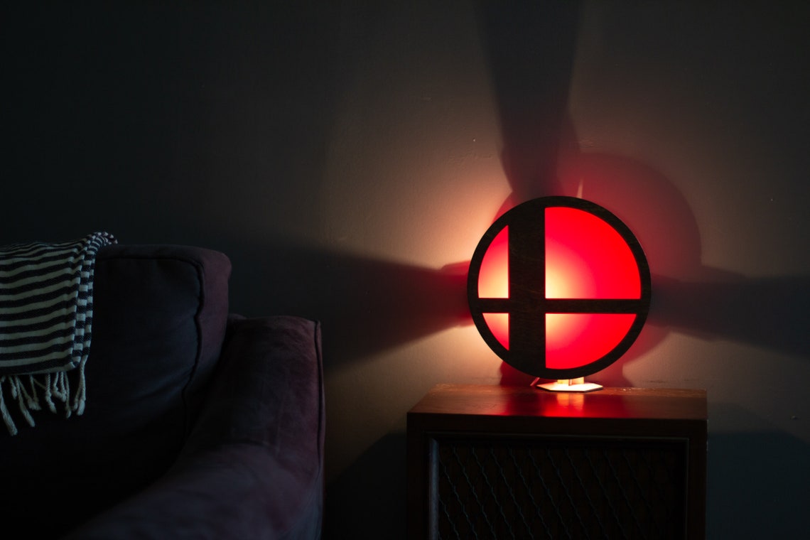 Nintendo Super Smash Bros. Lamp | Etsy