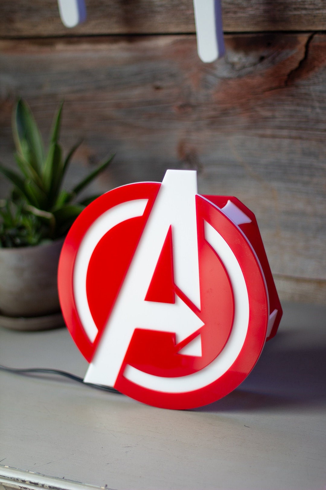 Avengers Wall Sconce - Marvel Super Hero Lamp - Etsy