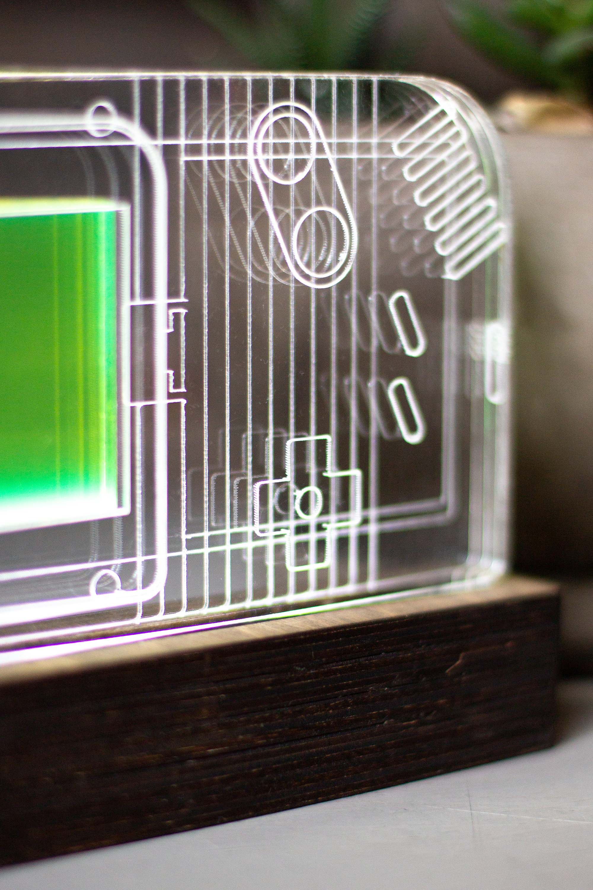 Nintendo Game Boy Light Bright LED Lamp Colored Screen | Etsy