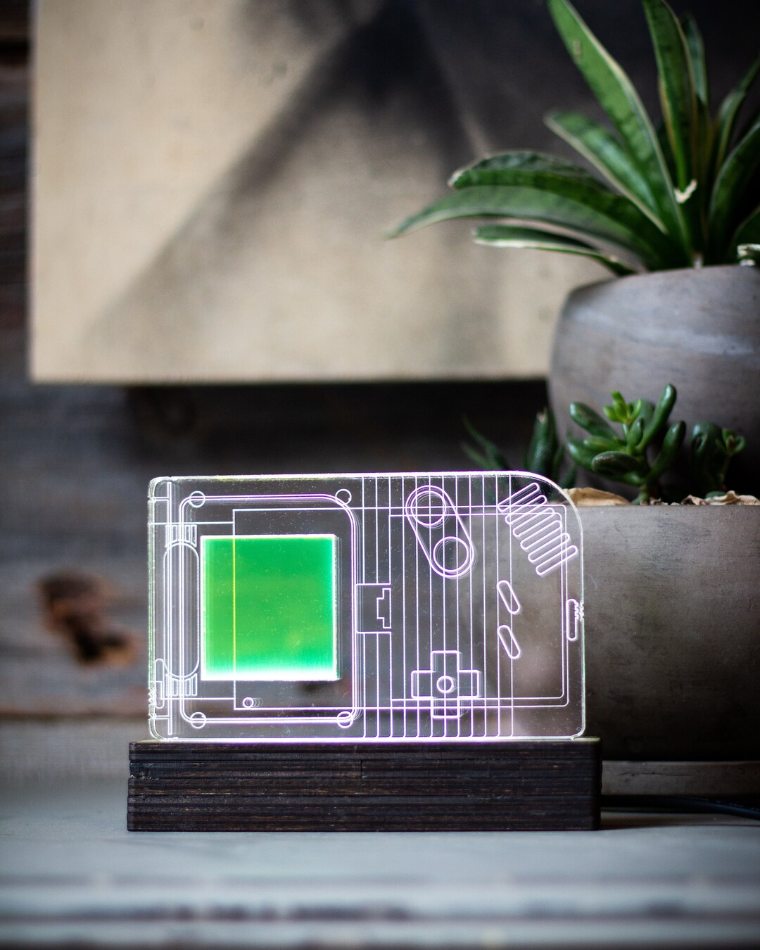 Nintendo Game Boy Light - Bright LED Lamp, Colored Screen Accent - Etsy