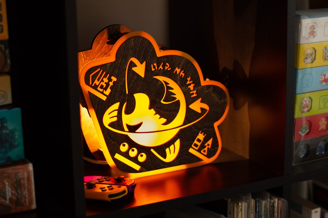 Splatoon Lamp Grizzco Industries Wall Hangable Nintendo - Etsy