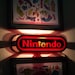 Nintendo Lamp End Table or Wall Mounted Beautiful Vibrant Acrylic and ...