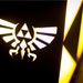 Zelda Triforce Lamp MINI - HYRULE LOGO - Etsy