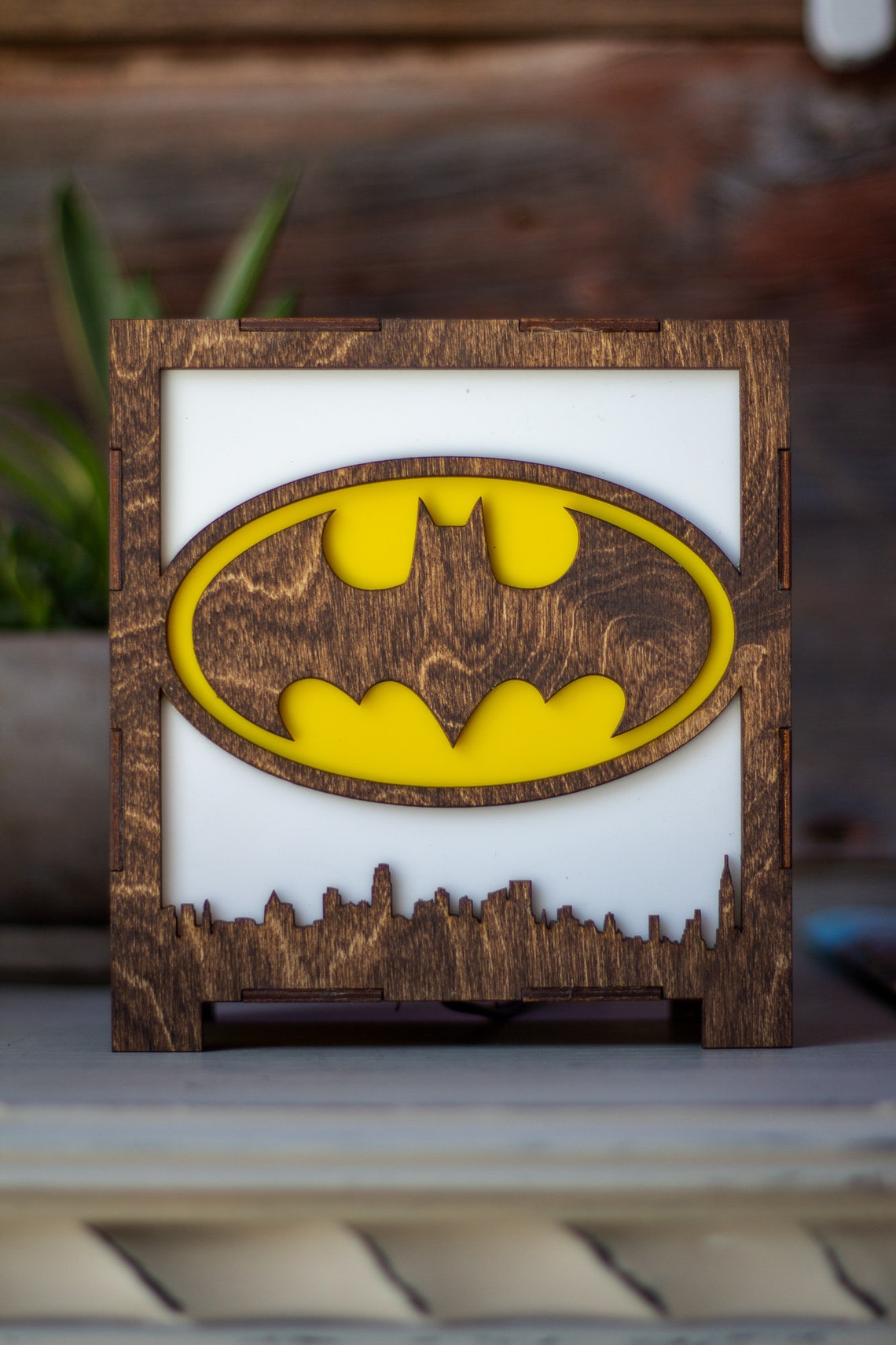 Batman Table Lamp DC Comics | Etsy