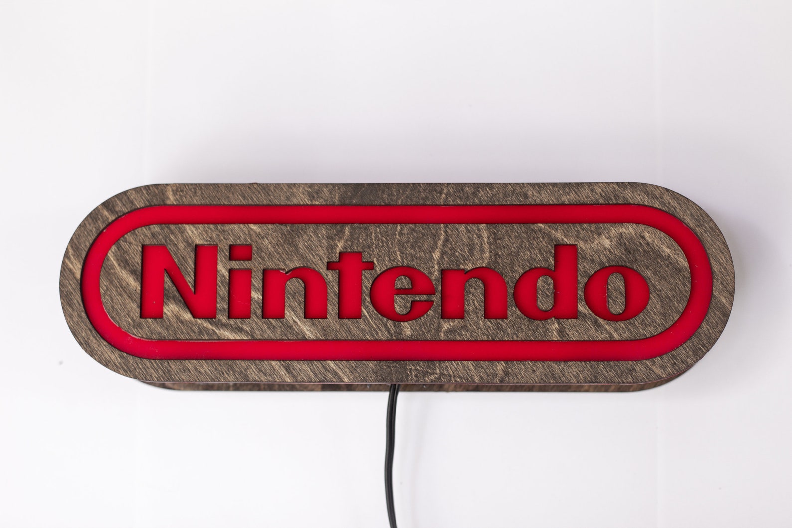 Nintendo Lamp End Table or Wall Mounted Beautiful Vibrant Acrylic and ...