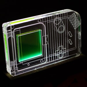 Nintendo Game Boy Light - Bright LED Lamp, Colored Screen Accent - Etsy
