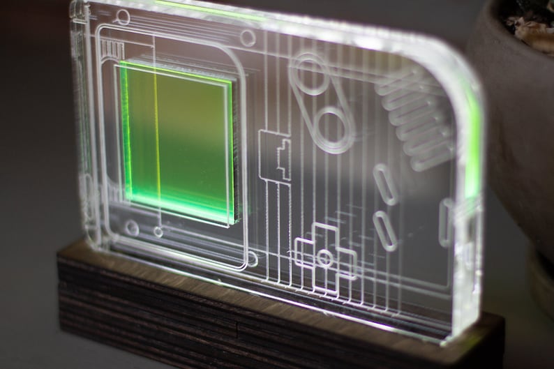 Nintendo Game Boy Light Bright LED Lamp Colored Screen | Etsy