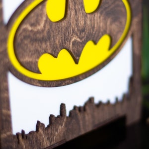 Batman Table Lamp DC Comics - Etsy