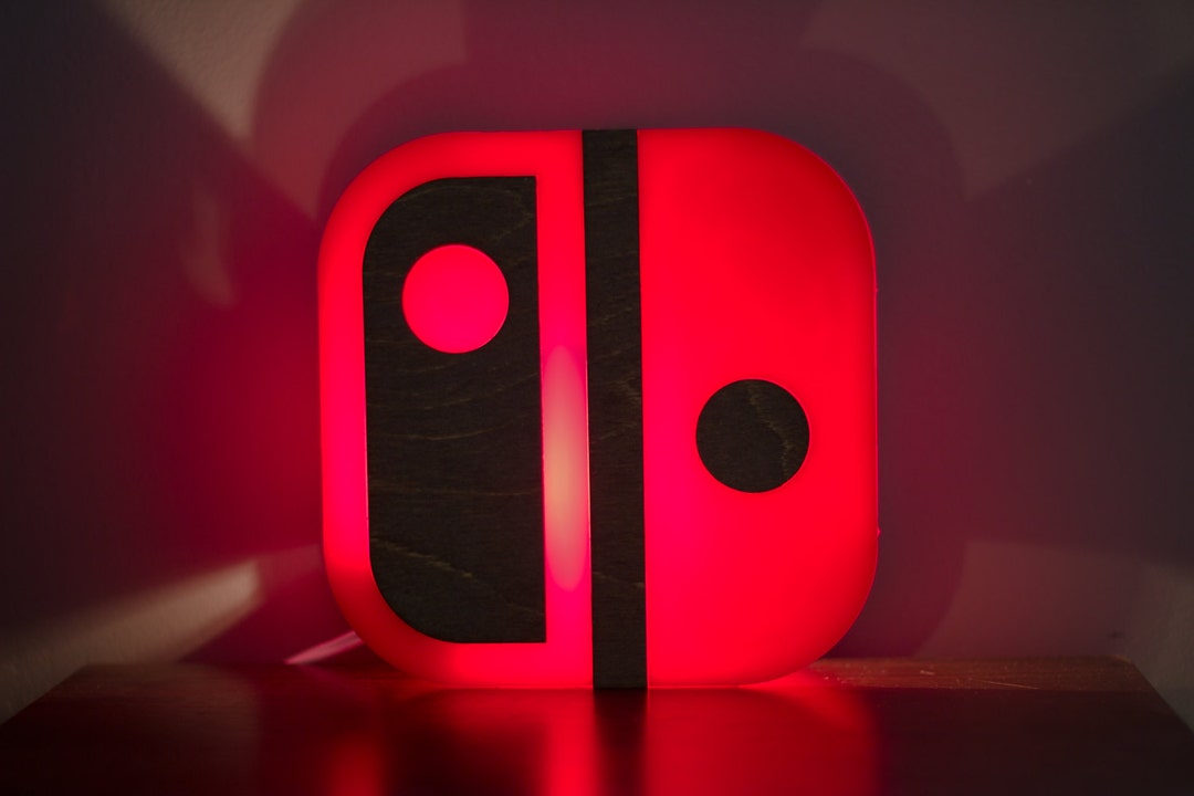 Nintendo Switch Lamp End Table, or Wall Mountable - Etsy
