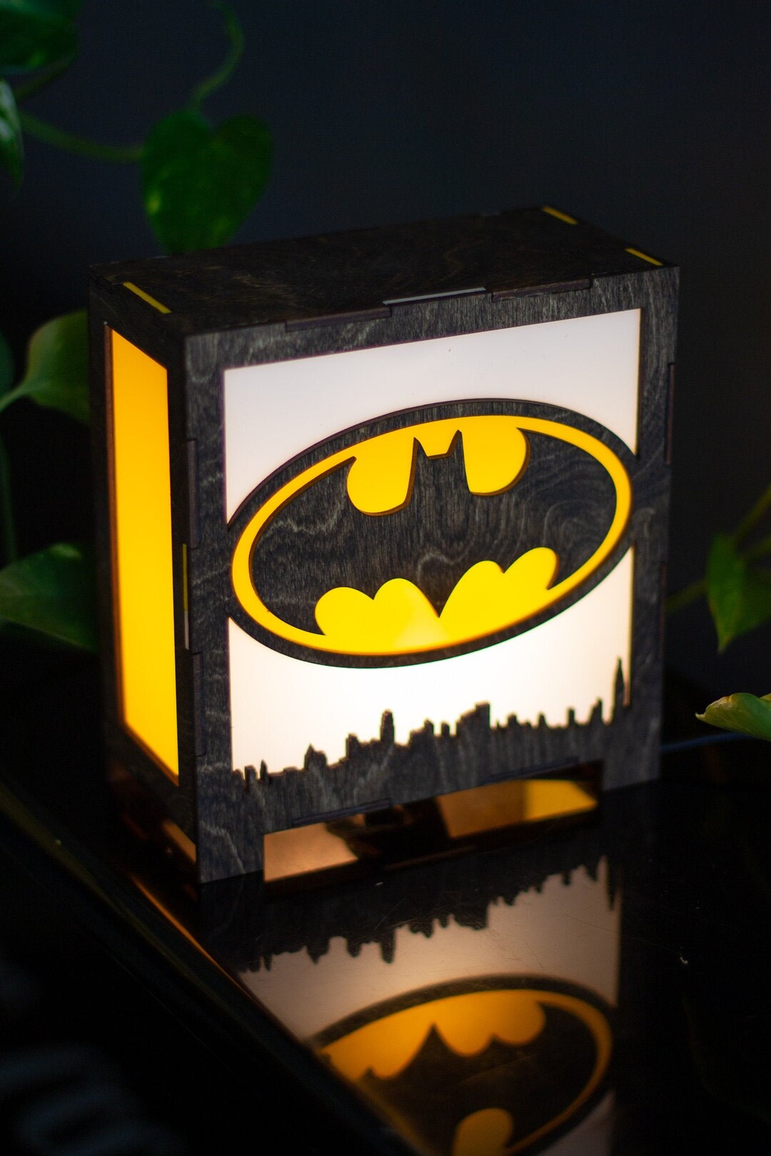 Batman Table Lamp DC Comics - Etsy
