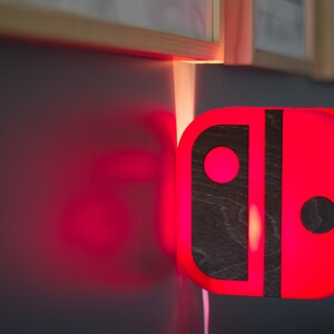 Nintendo Switch Lamp End Table, or Wall Mountable - Etsy