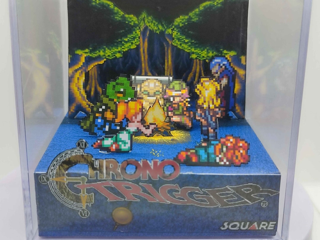 Chrono Trigger SNES Three-dimensional Diorama Cube - Etsy